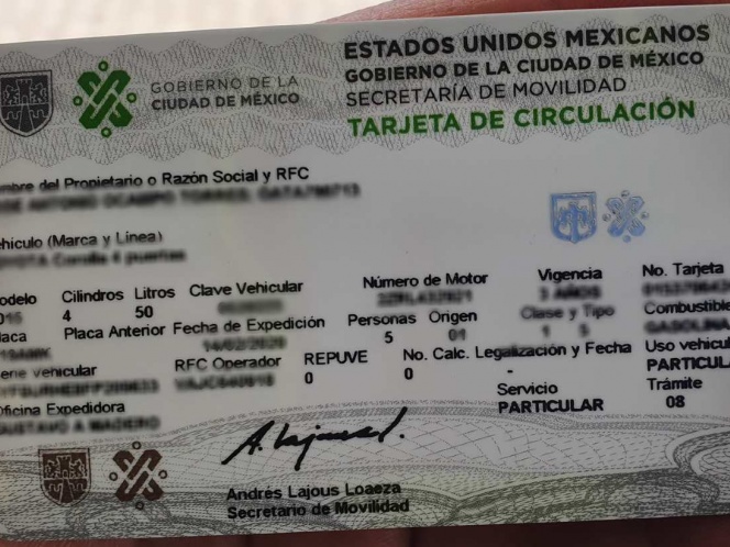 Conoce cómo renovar o reponer tu tarjeta de circulación en CDMX ... Conoce cómo renovar o reponer tu tarjeta de circulación en CDMX ...